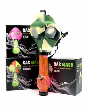 Gas Mask Pipe – Assorted Colors (1CT) Smoking Gear